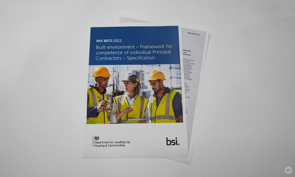 PAS 8672:2022 - What is it and what will it mean for Tier 1 and M&E ...